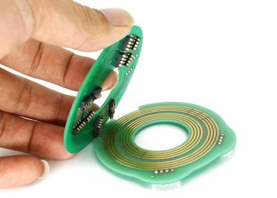 China 38.1mm Pancake PCB Slip Ring Support 0~12 Circuits Power Signal for sale