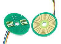 China IP51 Aluminum Alloy Pancake Slip Ring Connector Assembly Ultra Low Resistance for sale