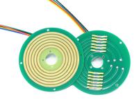 China IP51 Aluminum Alloy Pancake Slip Ring Connector Assembly Ultra Low Resistance for sale