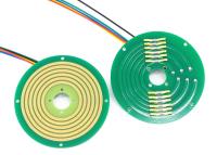 China IP51 Aluminum Alloy Pancake Slip Ring Connector Assembly Ultra Low Resistance for sale