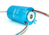 China 5000RPM Hollow Shaft High Speed Slip Ring Terminal hole 12.7mm OD 56mm for sale