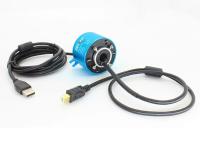 China Industrial Electrical Separate Slip Ring Single Channel USB2.0 IEEE1394 56mm for sale