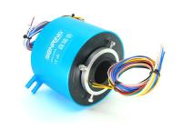 China Customized 30mm OD USB Through Hole Slip Ring 360° Rotating Conduction for sale