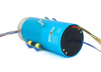 China 4 Passages 4 Channel Pneumatic Ethernet Rotary Joint Slip Ring Pipe Size 6~8mm for sale