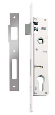 China 35-50mm Door Thickness Mortise Door Lock with SN Finish and Iron Material for sale