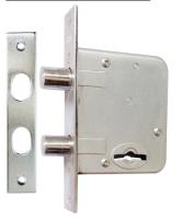 China 35-55mm Door Thickness Mortise Key Lock with Latch Type Deadlatch for sale