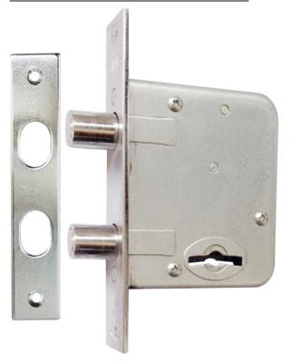 China 35-55mm Door Thickness Mortise Key Lock with Latch Type Deadlatch for sale
