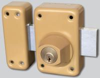 China Rim Door Lock 35 - 50mm Anti Theft Door Rim Lock with OEM Finish for sale