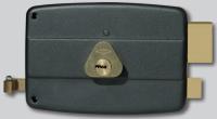 China Rim Door Lock Household Door Locks with Surface - Mounted Design and Included Strike Plate for sale