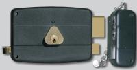 China 35mm - 50mm Door  Vertical Rim Lock With Strike Plate Included Brass Or Steel Dead Bolt Material for sale