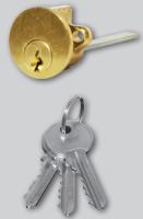 China Brass Or Steel Dead Bolt Material Rim Door Lock Standard Keyway for Added Strength for sale