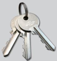 China Rim Door Lock Surface Mounted Simple Installation Iron Affordable and Practical for sale