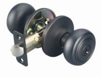 China Changeable Square Corner Faceplate Knob Door Lock for  35mm to 45mm Door Thickness for sale