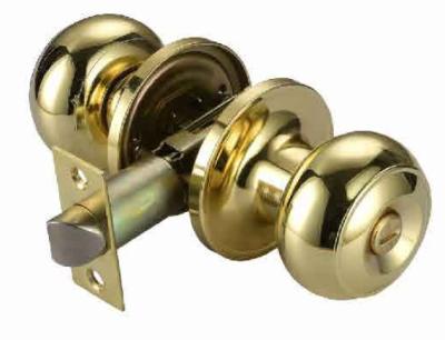 China Changeable Square Corner Faceplate Knob Door Lock with Antitheft Standard A and Full Lip D-shape Strike for sale