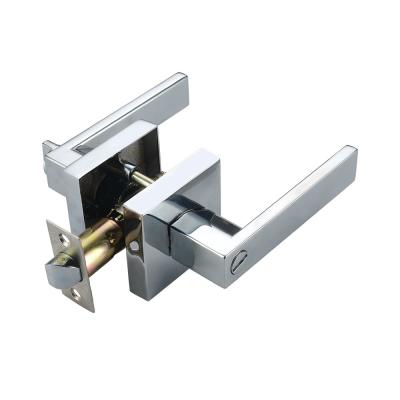 China Full Lip T-shape Strike Tubular Lever Lock with Keyed Different Keying and Changeable Square Corner Faceplate for sale