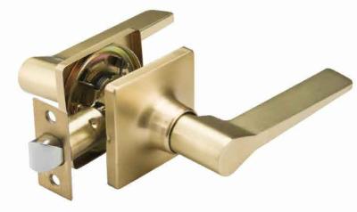 China 35mm to 45mm Door Thickness Tubular Lever Lock with Kwikset Keyway PS Function for sale