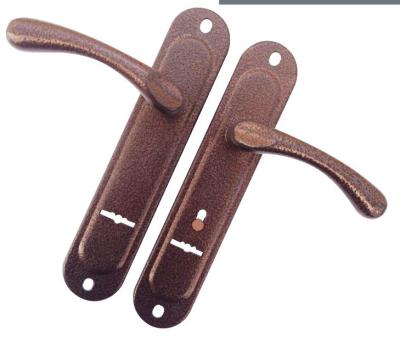 China Surface Mounting Type Installation Door Lock Handle for Modern Style Doors 35-60mm Thickness for sale