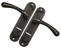 China 35-60mm Thickness Metal Door Lock Handle with Quick and Easy Installation for sale