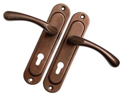 China Indoor Door Lock Handle with Single Type Installation Surface Mounted for sale