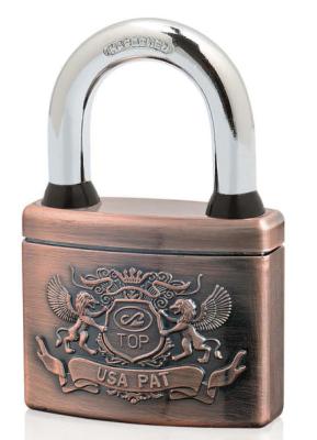 China High Security Padlock Plastic Cover Arc Shape Atom Padlock5Year Guarantee Padlock for Household for sale