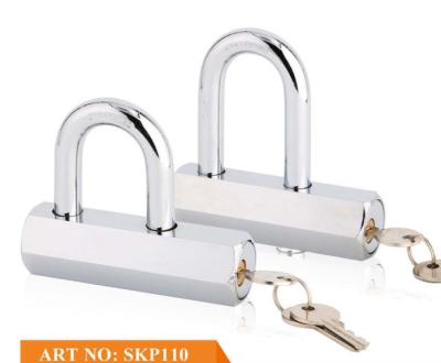 China Six Corner Rhombic Type Steel Padlock Commercial High Security Padlock All Sizes for sale