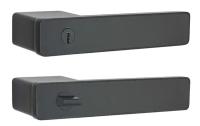 China Modern Indoor Door Lock Handle With 35-60mm Thickness for sale