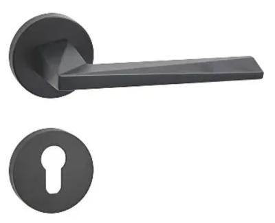 China Aluminium Single Type Door Lock Handle Compatible With 35-60mm Door Thickness for sale