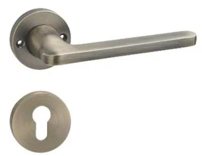 China Single Type Aluminum Alloy Door Lock Handle Indoor Corrosion Resistant Durable for sale