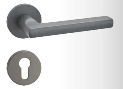 China Indoor Door Lock Handle Modern Style Surface Mounted Easy Installation for sale