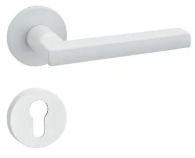China Indoor Door Lock Handle In Modern Design For 35-60mm Door Thickness for sale
