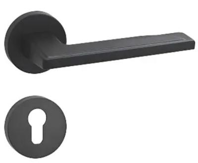 China Single Type Door Lock Handle with Surface Mounted Installation and Aluminum Alloy Material for sale