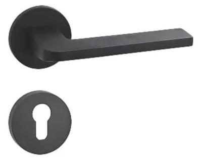 China Single Type Door Lock Handle Compatible with Indoor Doors and Door Thickness 35-60mm for sale