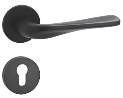 China Single Type Door Lock Handle for Indoor Doors 35-60mm Thickness Sturdy Construction for sale