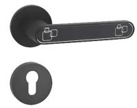 China Modern Style Door Lock Handle for Indoor Doors and 35-60mm Thickness for sale