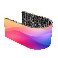 China Full Color Indoor LED Video Wall RF Series P1.5 P1.95 P2.6 P2.97 P3.91 Curved Screen for Stage Rental for sale