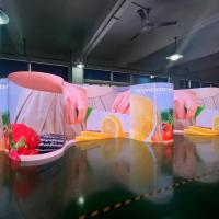 China Full Color Indoor LED Video Wall RF Series P1.5 P1.95 P2.6 P2.97 P3.91 Curved Screen for Stage Rental for sale