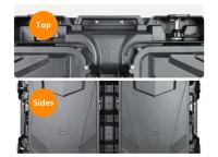 China P10 P8 Rear Service LED Display High Brightness Outdoor Advertising Video Wall ABXING OD Series for sale