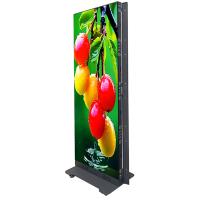 China P1.25 P1.5 Indoor LED Poster Display Foldable Double Sided Digital Signage ABXING FS for sale