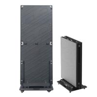 China P1.25 P1.5 Indoor LED Poster Display Foldable Double Sided Digital Signage ABXING FS for sale