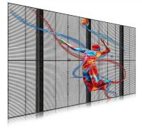 China P2.8 P3.91 Indoor Transparent LED Screen High Transparency Frameless Video Wall ABXING FT for sale