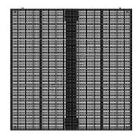 China P2.8 P3.91 Indoor Transparent LED Screen High Transparency Frameless Video Wall ABXING FT for sale