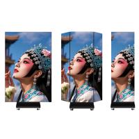 China P1.25 P1.86 Indoor LED Poster Display Tri Fold Portable Digital Signage ABXING for sale