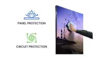 China 640×1920mm Standing LED Screen Poster — P1.5 / P1.86 / P2 / P2.5 Indoor & Covered-Outdoor Advertising Display for sale