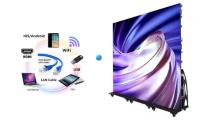 China 640×1920mm Standing LED Screen Poster — P1.5 / P1.86 / P2 / P2.5 Indoor & Covered-Outdoor Advertising Display for sale