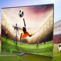 China P4.44 P5.7 Stadium LED Display IP65 Perimeter Advertising Screen ABXING SA 960 FIFA Certified for sale
