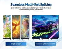 China 640×1920mm Standing LED Screen Poster — P1.5 / P1.86 / P2 / P2.5 Indoor & Covered-Outdoor Advertising Display for sale