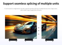 China Indoor LED Poster Display Tri Fold High Brightness Digital Signage Standee with P1.86 and P2.5 Options for Retail and General for sale