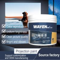 China Water Based Projection Paint Anti Light Theater Grade  Projection Screen Paint for sale