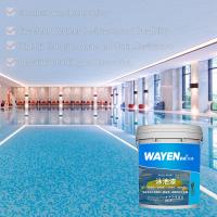 China 3 Hours Dried Waterborne Pool Paint  Waterproof Paint Sealer Blue for sale
