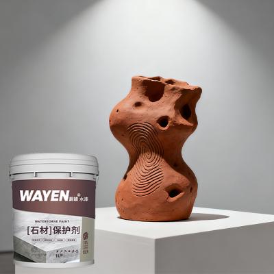 China Stain Resistant Cement Agent Anti Alkali Brick Carving Acrylic Protective Paint for sale